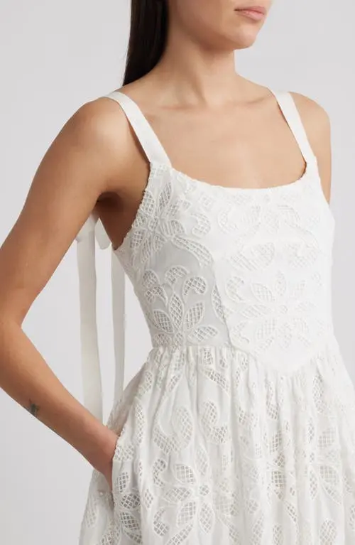 Saylor Maryl Open Stitch Maxi Dress