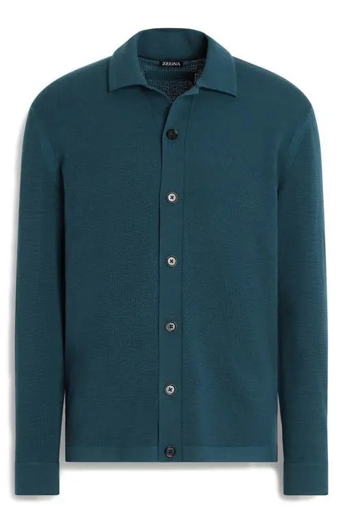 Zegna Wool Spread-collar Cardigan
