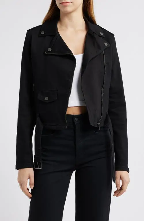 HIDDEN JEANS Denim Biker Jacket