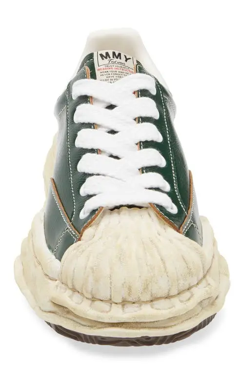 Mihara Yasuhiro Blakey Og Sole Leather Sneakers - Green