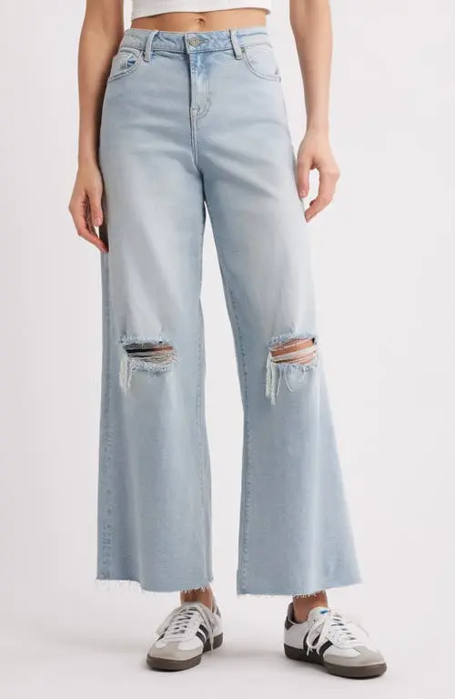 HIDDEN JEANS Distressed Wide Leg Jeans