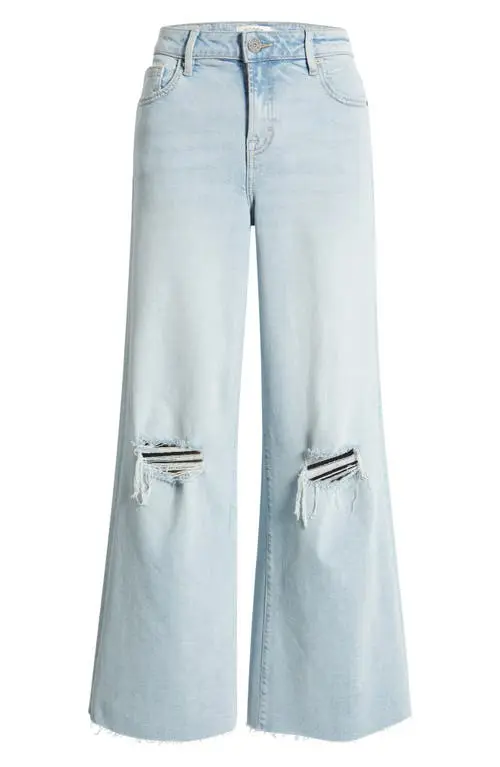 HIDDEN JEANS Distressed Wide Leg Jeans