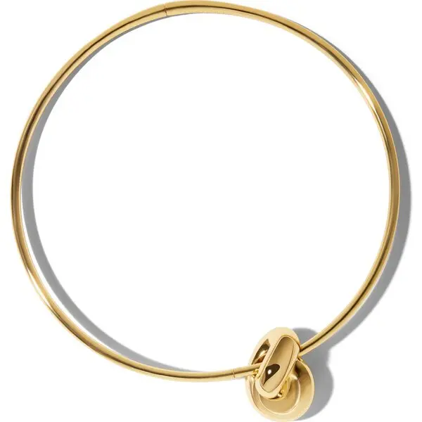 JENNIFER FISHER Thin Knot Choker - Yellow Gold