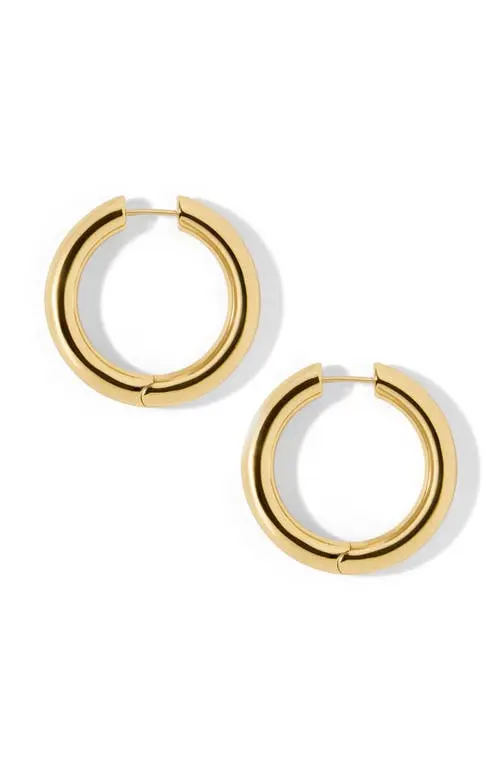 JENNIFER FISHER Lilly Hinged Hoop Earrings - Yellow Gold