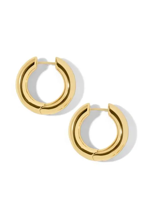 JENNIFER FISHER Micro Lilly Huggie Hoop Earrings - Yellow Gold