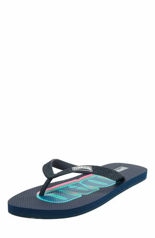 Vilebrequin Flip Flops - Bleu Marine