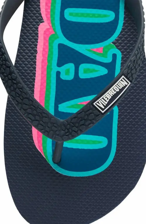 Vilebrequin Flip Flops - Bleu Marine