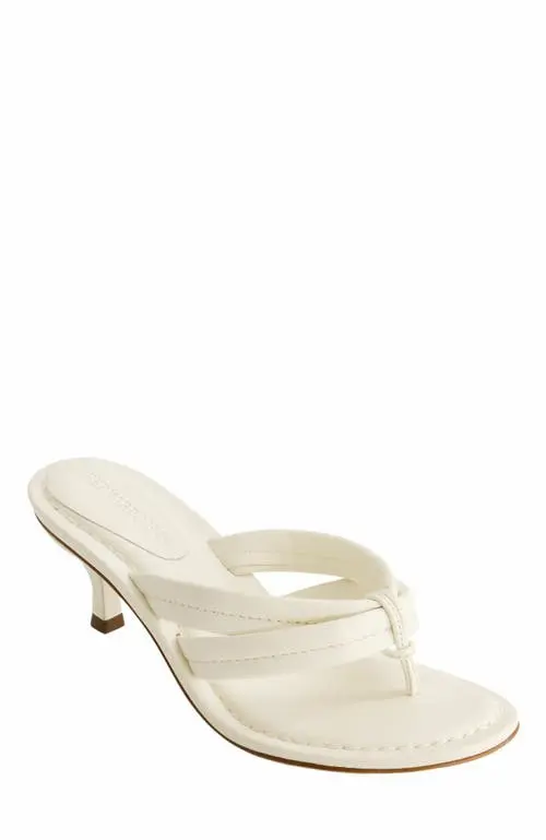 Bernardo Bernardo1946 Footwear Miami 55 Kitten Heel Sandal - Off White