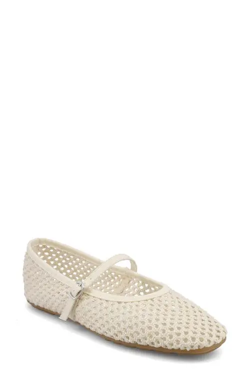 Mia Kora Mary Jane Flat - Natural