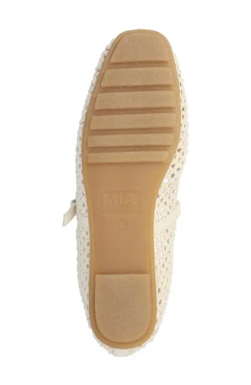 Mia Kora Mary Jane Flat - Natural