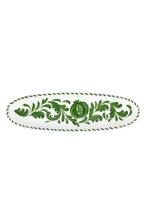 VIETRI Arezzo Narrow Platter - Green