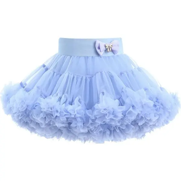 MIMI TUTU Bow Tulle Skirt - Purple Pastel
