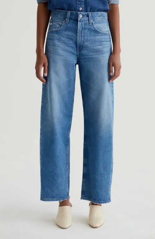 Ag Hattie High-rise Barrel Jeans - Flashback