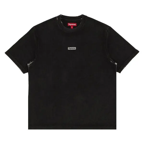 Supreme Overprint Small Box Short-sleeve Top - Black