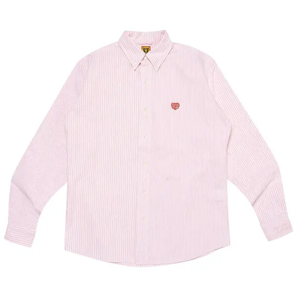 HUMAN MADE Stripe Oxford Shirt - Pink