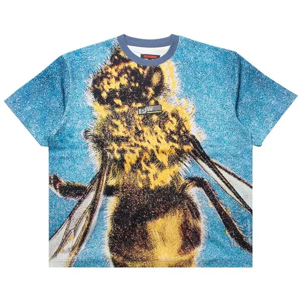 PLEASURES Honeybee Heavyweight T-shirt - Blue