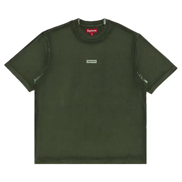 Supreme Overprint Small Box Short-sleeve Top - Green