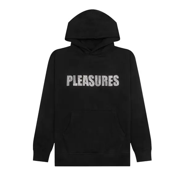 PLEASURES Rhinestone Impact Hoodie