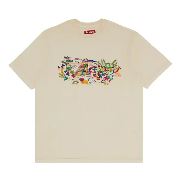 Supreme Machu Picchu Short-sleeve Top 'natural - Cream