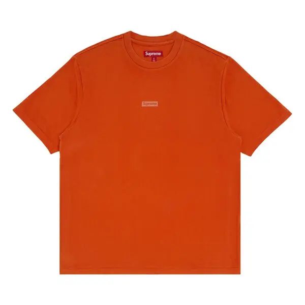 Supreme Overprint Small Box Short-sleeve Top - Orange