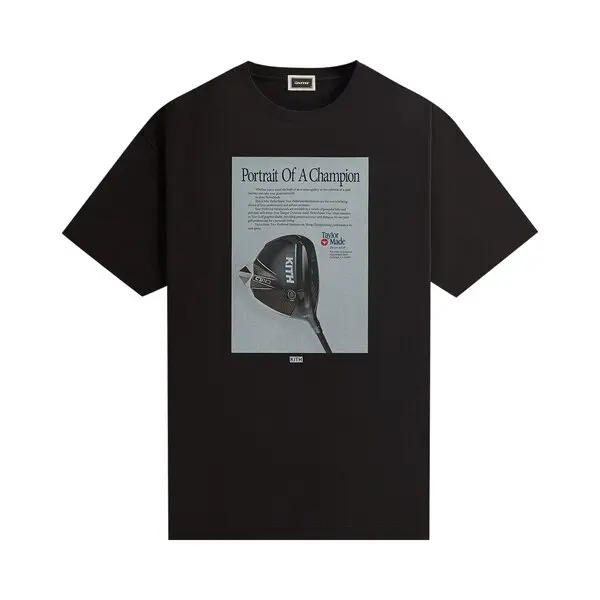 Kith For Taylormade Champion Vintage Tee - Black