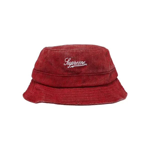 Supreme Coated Denim Crusher - Red