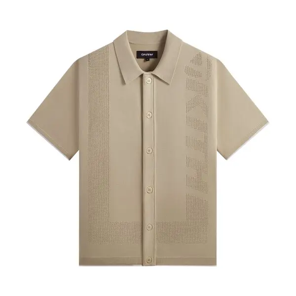 Kith Pin High Button Down - Tan