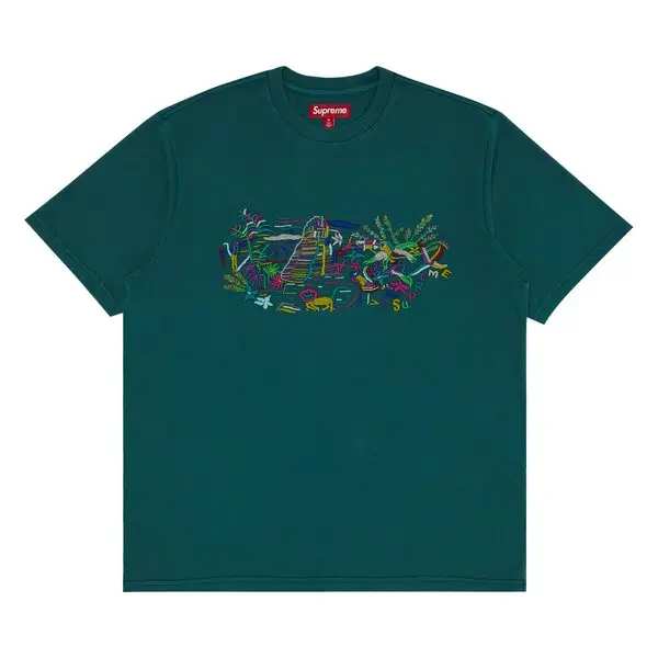 Supreme Machu Picchu Short-sleeve Top - Teal