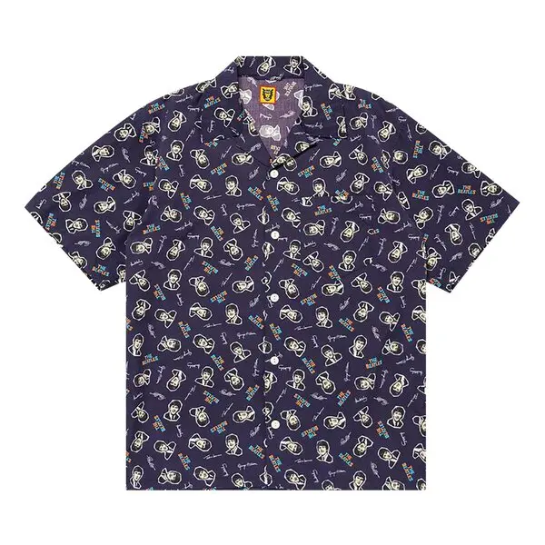 HUMAN MADE Beatles Aloha Shirt 'navy - Blue