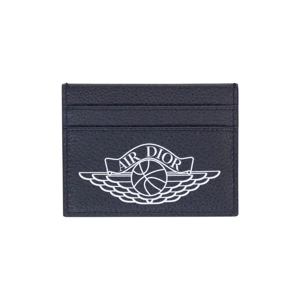 Dior X Wings Card Holder 'navy - Blue