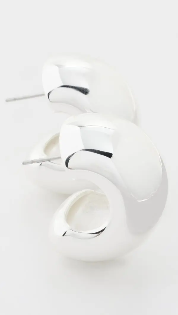 Jenny Bird Gemma Hoop Earrings - Silver