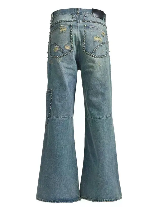 BREATH Ripped Bootcut Jeans