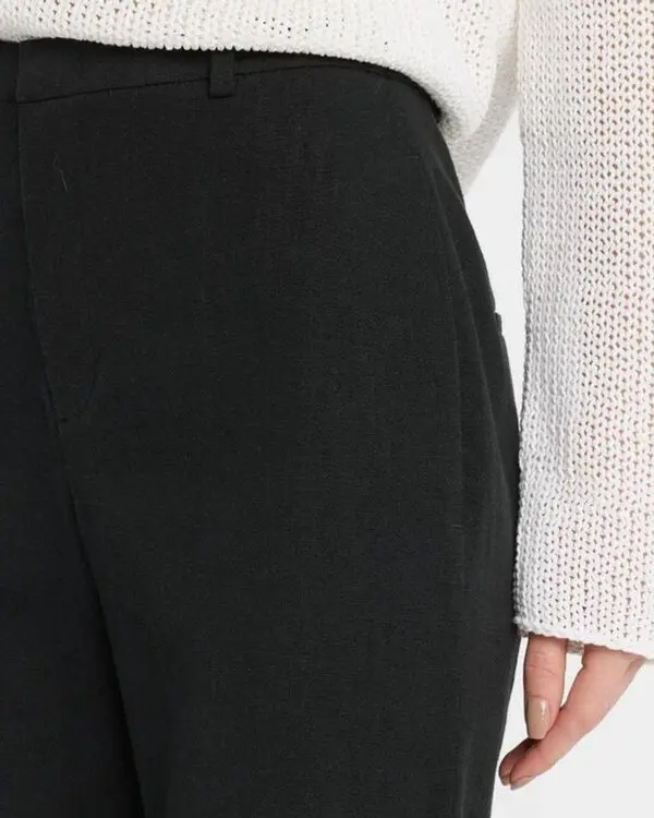 Vince Mid-rise Cropped Flare Trousers