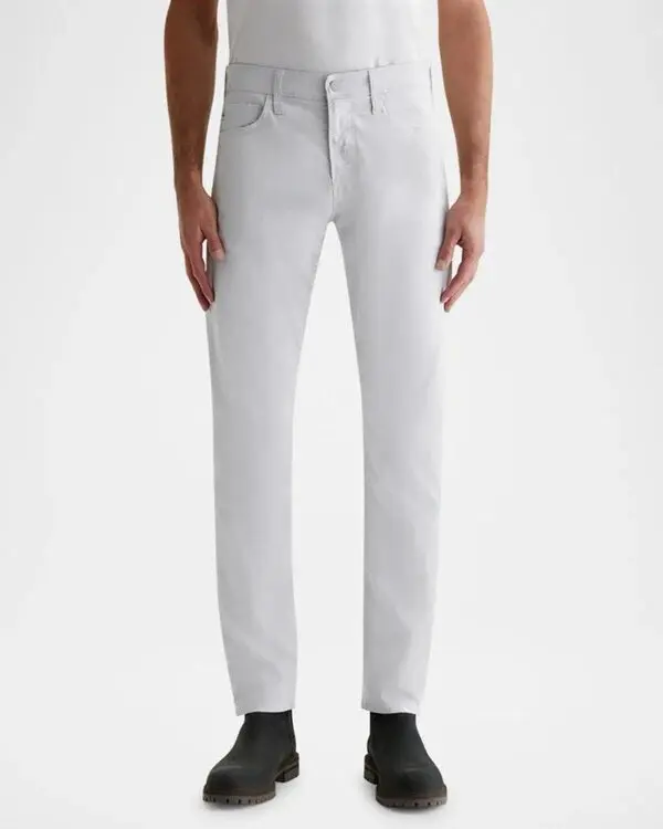 Ag Everett Airluxe Slim-straight Pants - Almost White