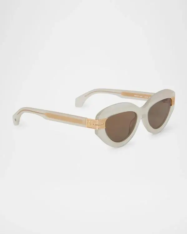 Palm Angels Miracle Cat-eye Sunglasses - Sand Brown