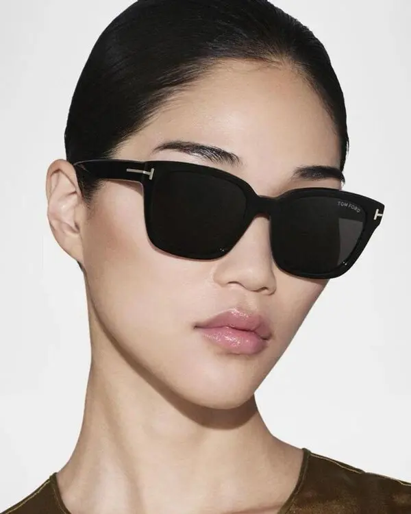 TOM FORD Haylay Rectangle Sunglasses