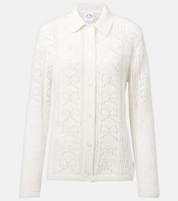 The Upside Lavalliere Malia Knitted Cotton Shirt