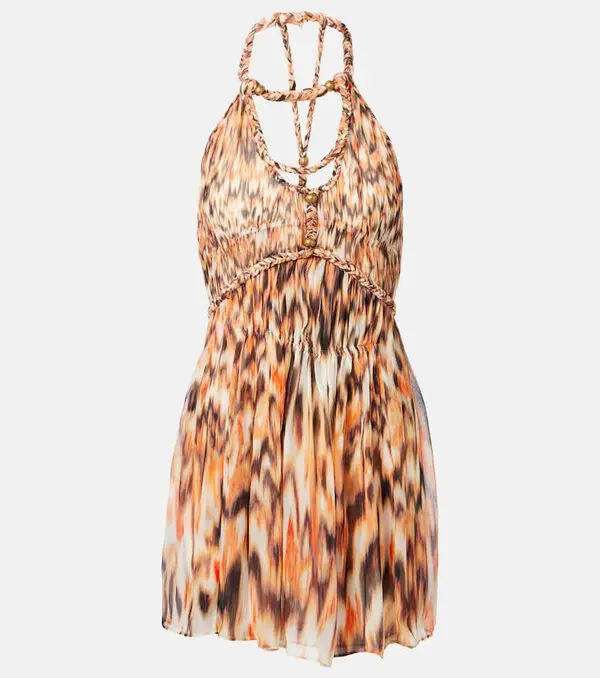 Isabel Marant Étoile Rozilda Printed Silk Minidress - Multicoloured