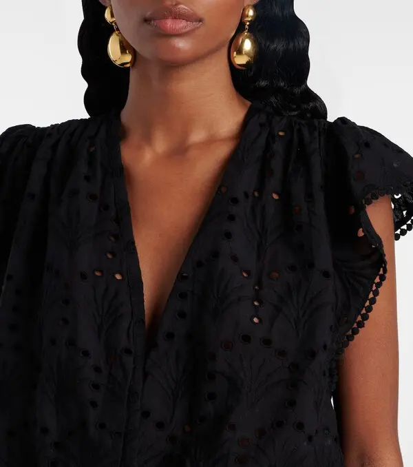 Melissa Odabash Jess Ruffled Mini Dress