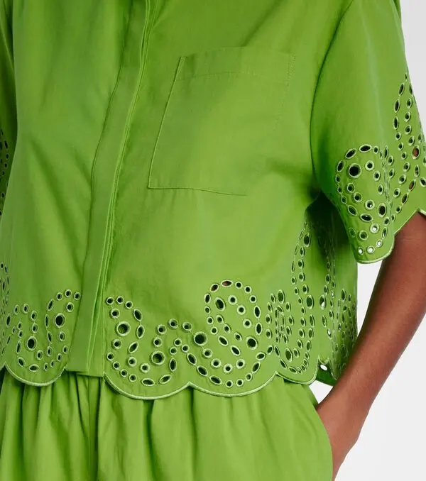 Simkhai Keyla Broderie Anglaise Top