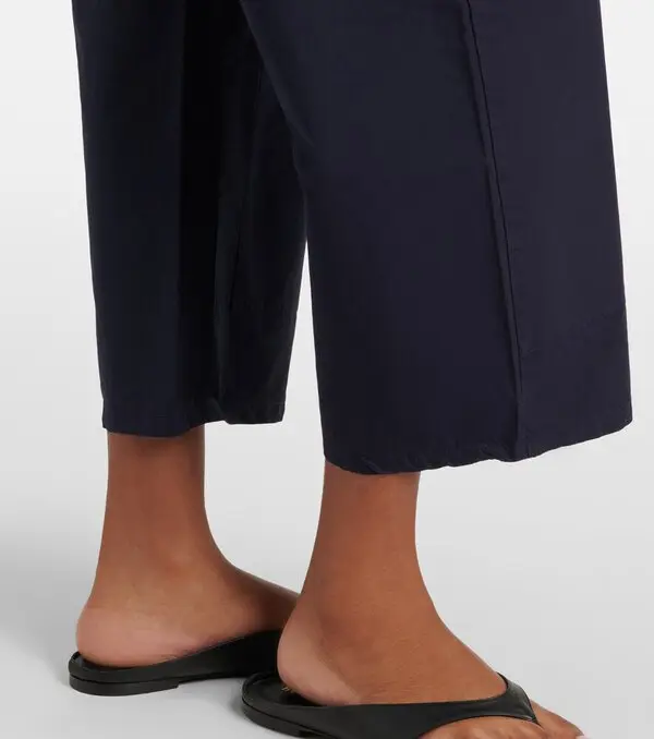 LESET Kyoto Cotton Wide-leg Pants