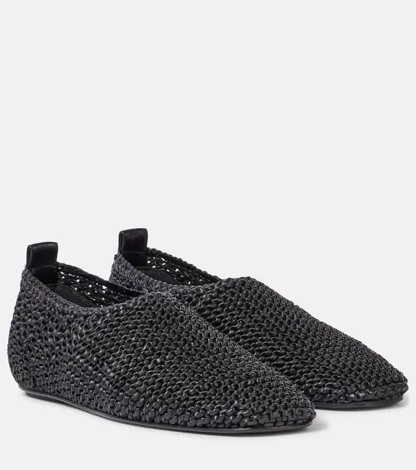 TOTEME Leather Ballerinas