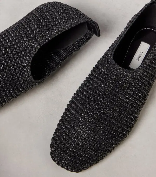 TOTEME Leather Ballerinas