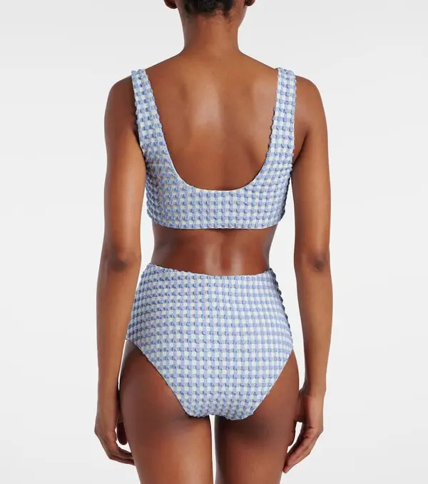Simkhai Ginger Gingham Bikini Bottom