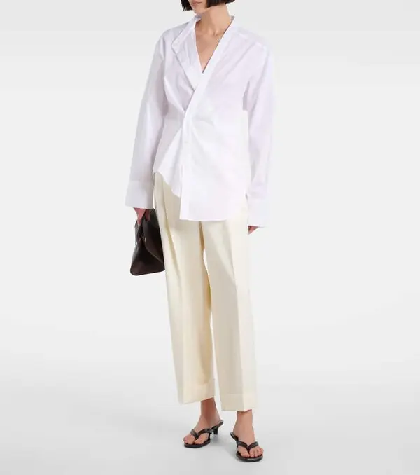 RÓHE Virgin Wool Straight Trousers