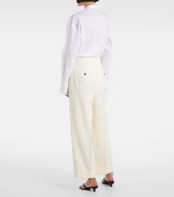 RÓHE Virgin Wool Straight Trousers