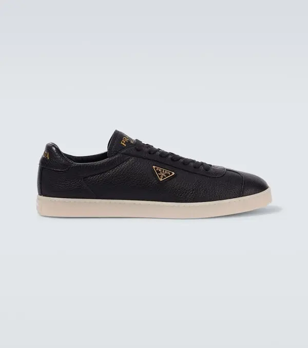 Prada Lane Leather Sneakers