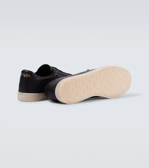 Prada Lane Leather Sneakers