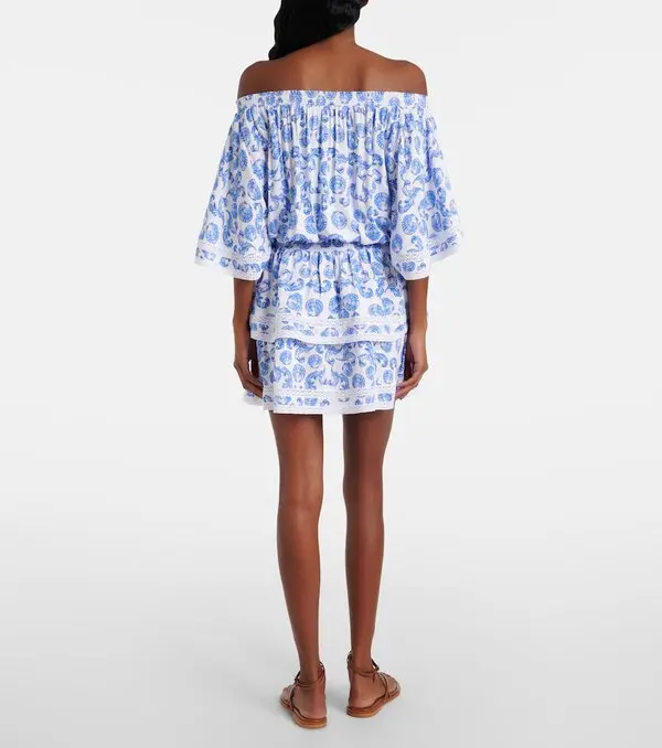 Melissa Odabash Micha Printed Minidress