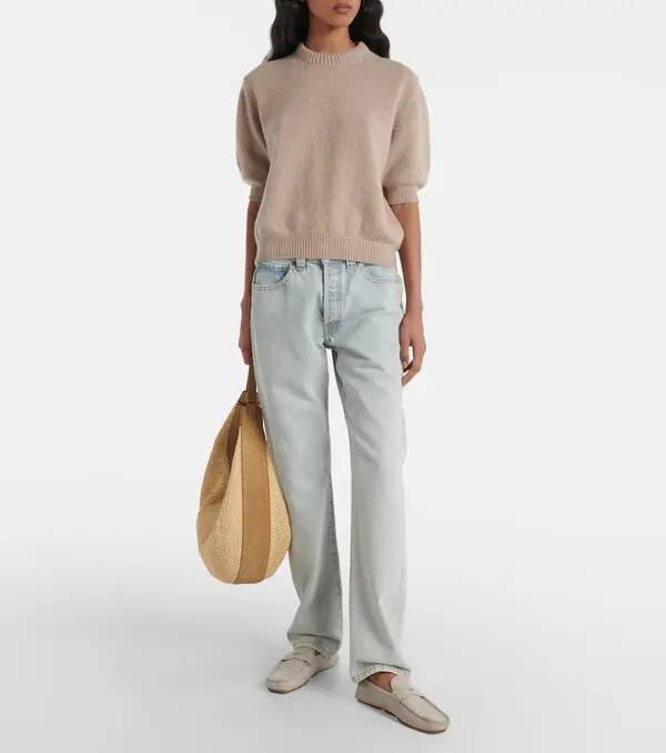 Khaite Callum Straight Leg Jeans - Blue